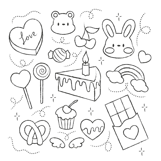 Vettori E Illustrazioni Di Disegni Carini Con Download Gratuito Freepik