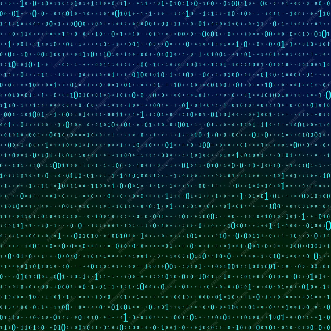 Abstract Matrix Background Binary Computer Code Coding Hacker concept Illustrazione di sfondo ...