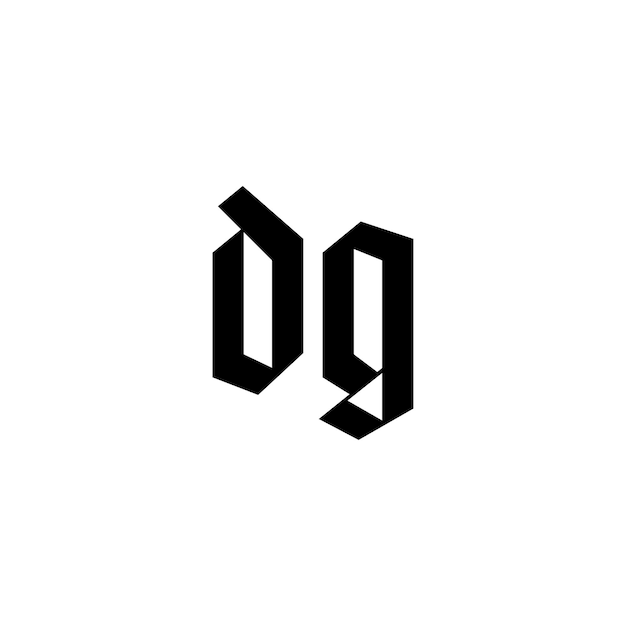 DG monogramma logo design lettera testo nome simbolo monocromatico logo ... DG monogramma logo design lettera testo nome simbolo monocromatico logo ...